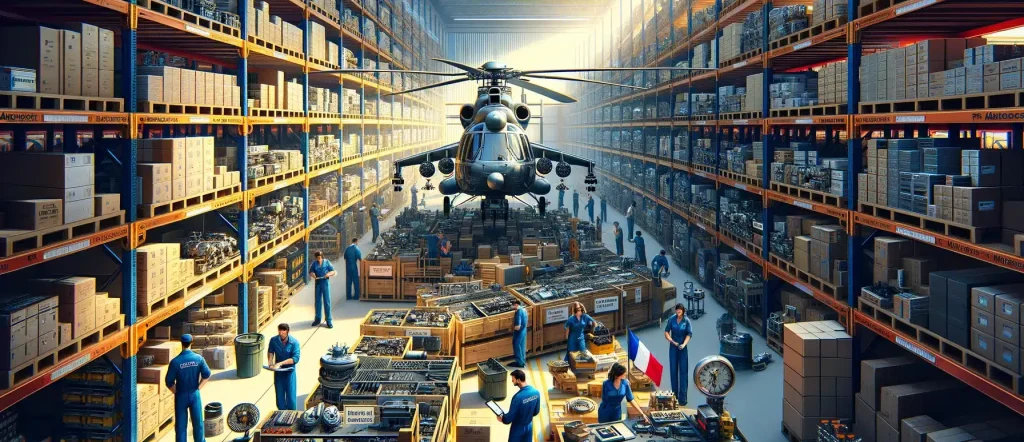 Helicopter Dismantling Process Explained at Aviaco France